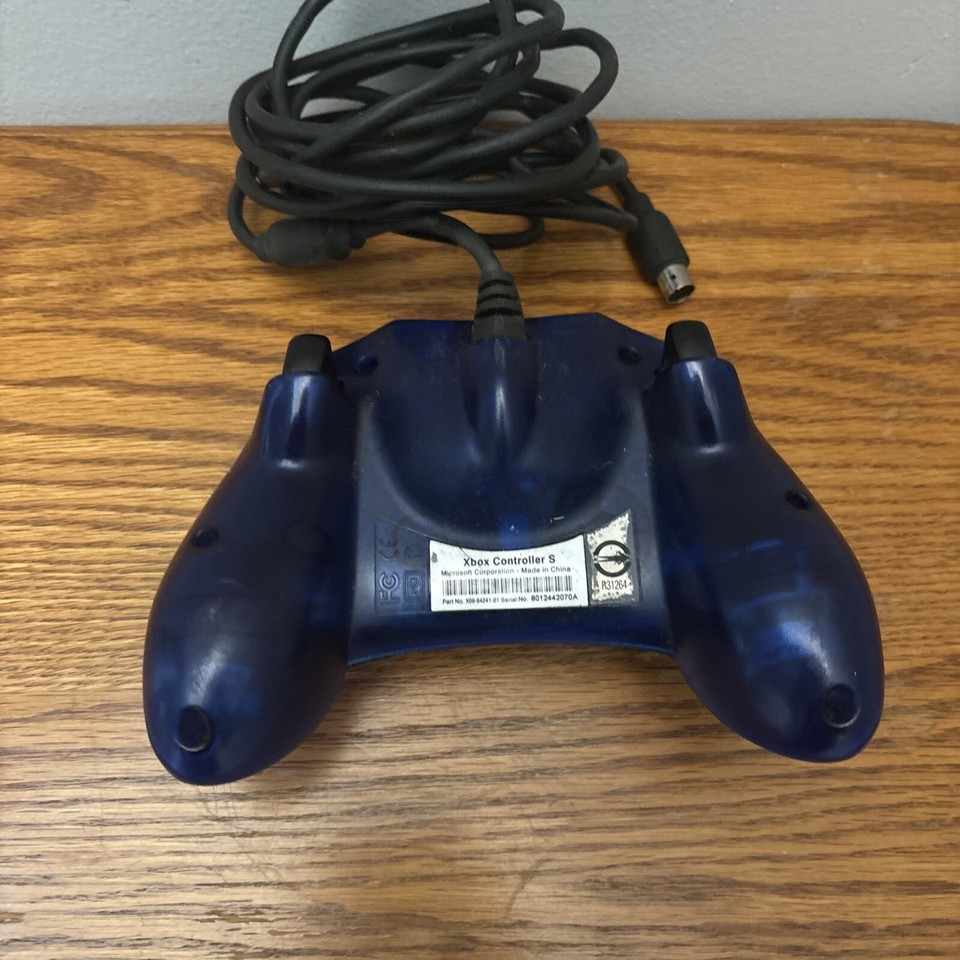 Original Xbox Controller Translucent Blue OEM +3rd Party Controller ...
