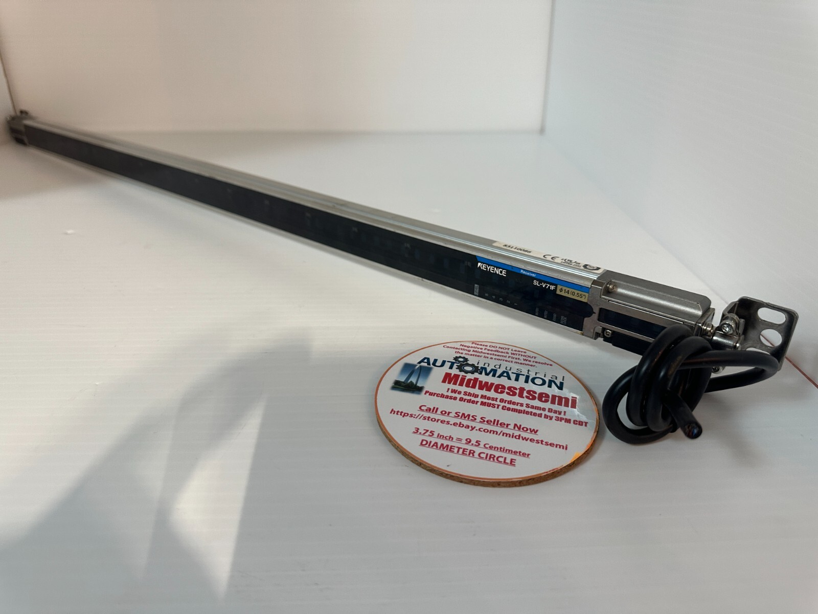 KEYENCE SL-V71F-R | SL-V71F LIGHT CURTAIN RECEIVER 24VDC SHIPS SAME DAY ...