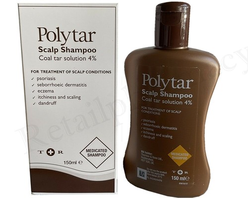 Polytar Cuir Chevelu Shampooing Goudron de Houille Solution 4% Expiry ...