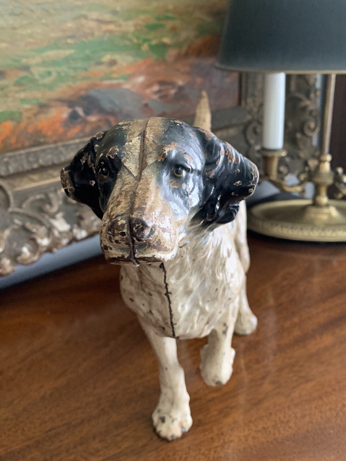 Antique Hubley Cast Iron Setter w/Attached Label (Rare!!!) | eBay