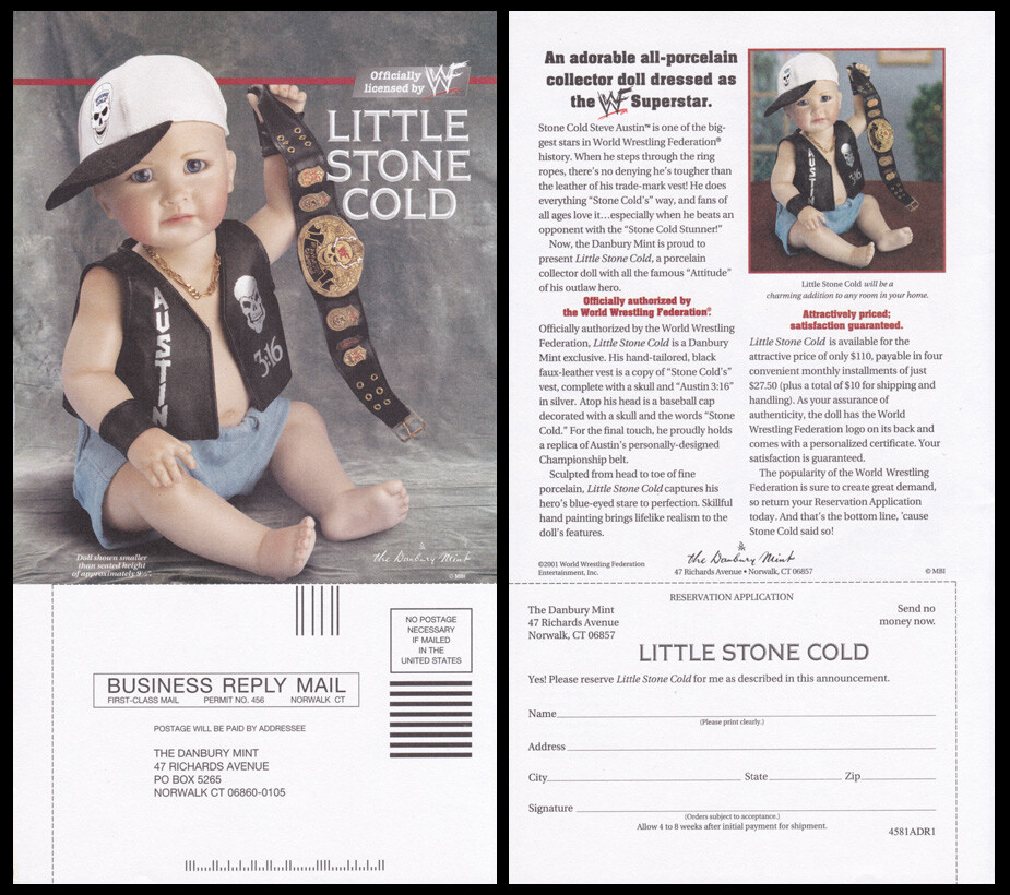 2001 print ad - Little Stone Cold doll - AD ONLY | eBay