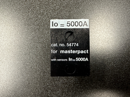 54774 In=5000A/lo=5000A Square D Merlin Gerin Masterpact MP STR Rating ...