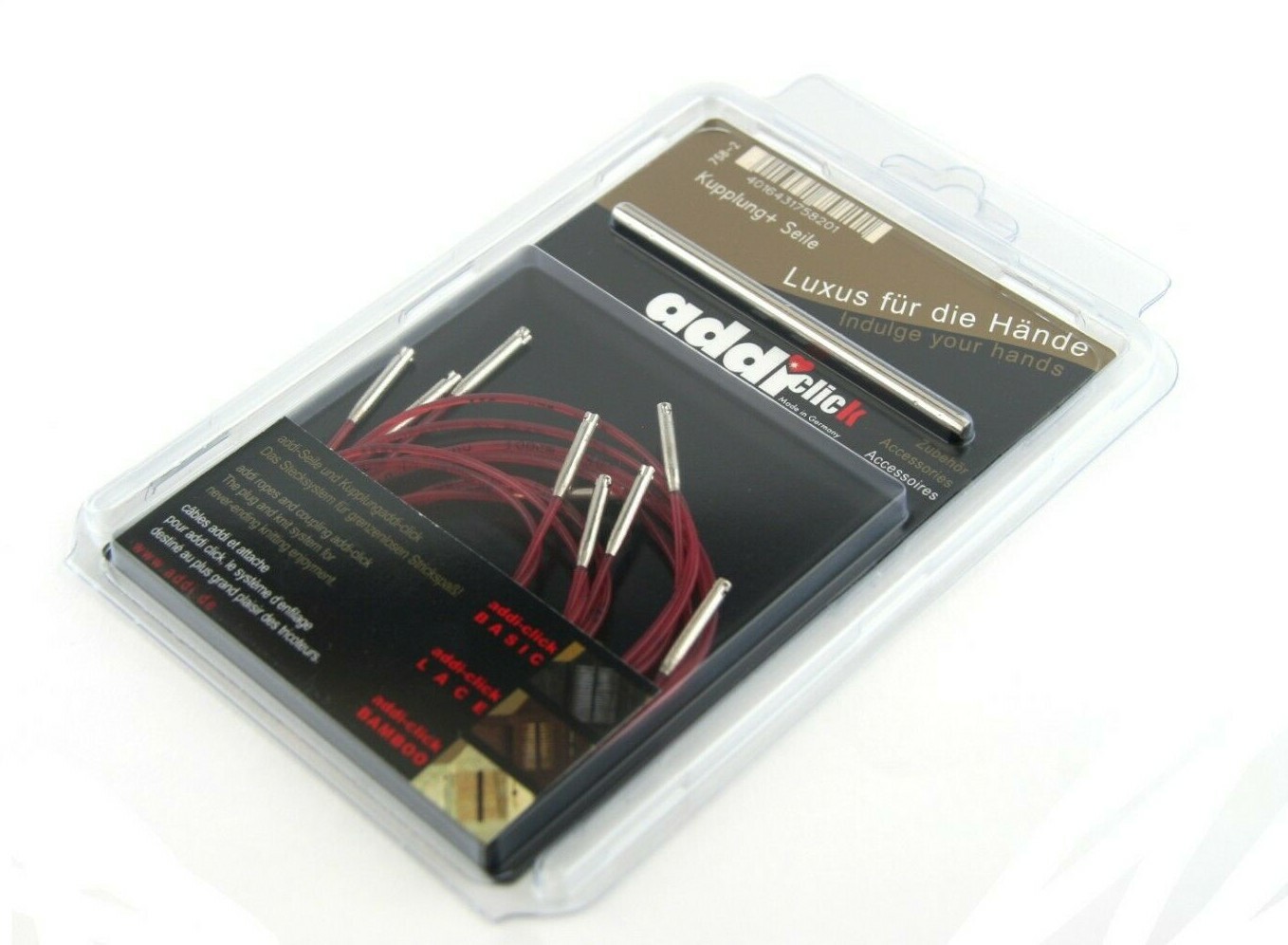 addi click LACE Set of 5 red cords and 1 connector 4016431758201| eBay