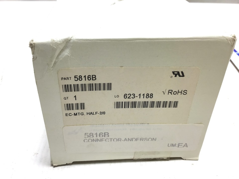 Anderson Power Products 5816B EC Connector Plug Shell 300A 250V | eBay
