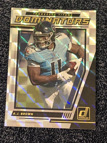 2021 A.J. Brown Donruss Dominators Football Card #D37 Titans | eBay