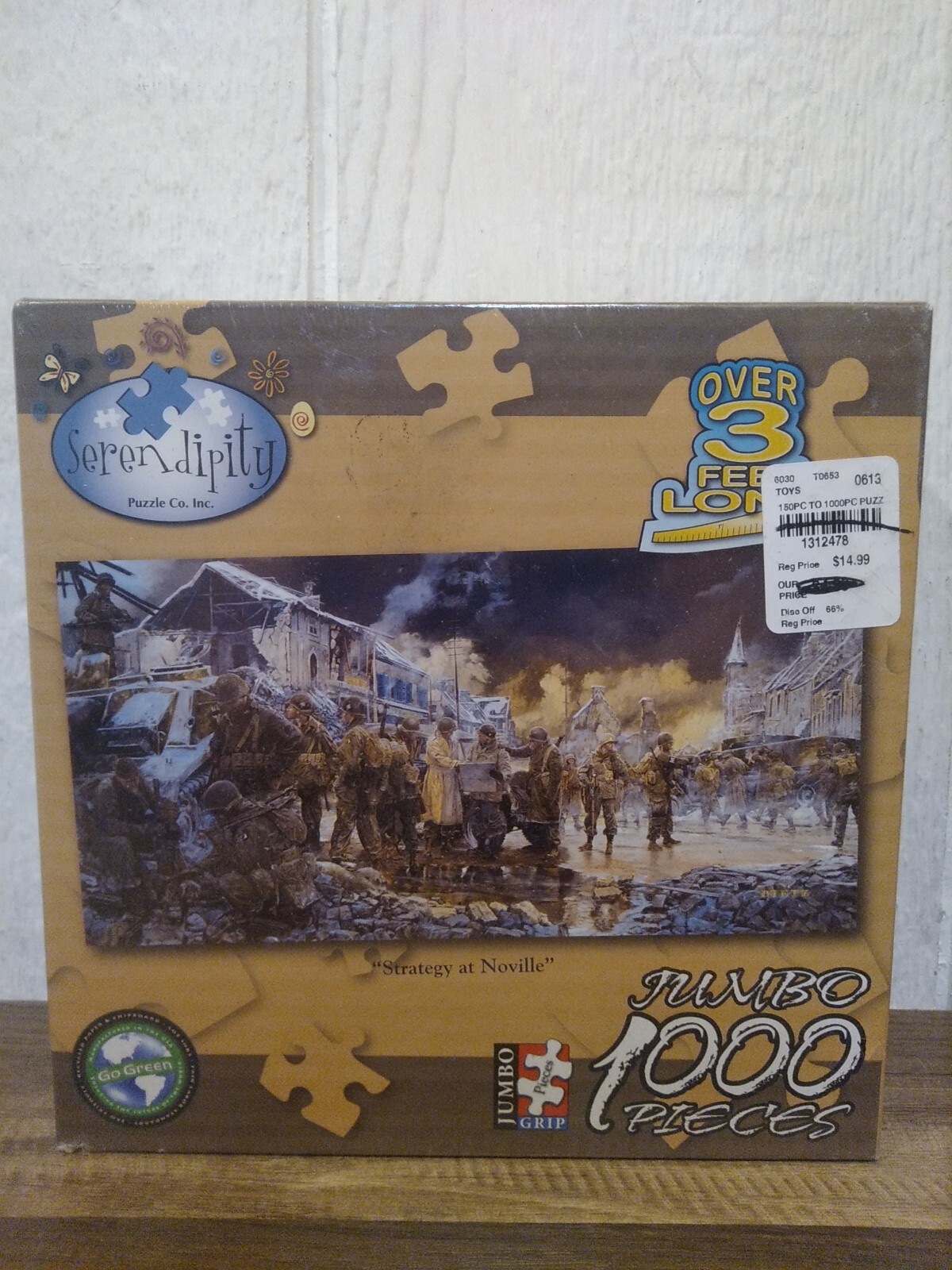 Serendipity-1000 Jumbo PC Jigsaw Puzzle-STRATEGY AT NOVILLE- 3 Feet ...