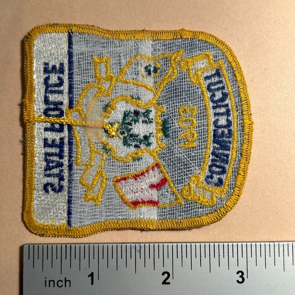 Connecticut State Police patch (SMALL) | eBay