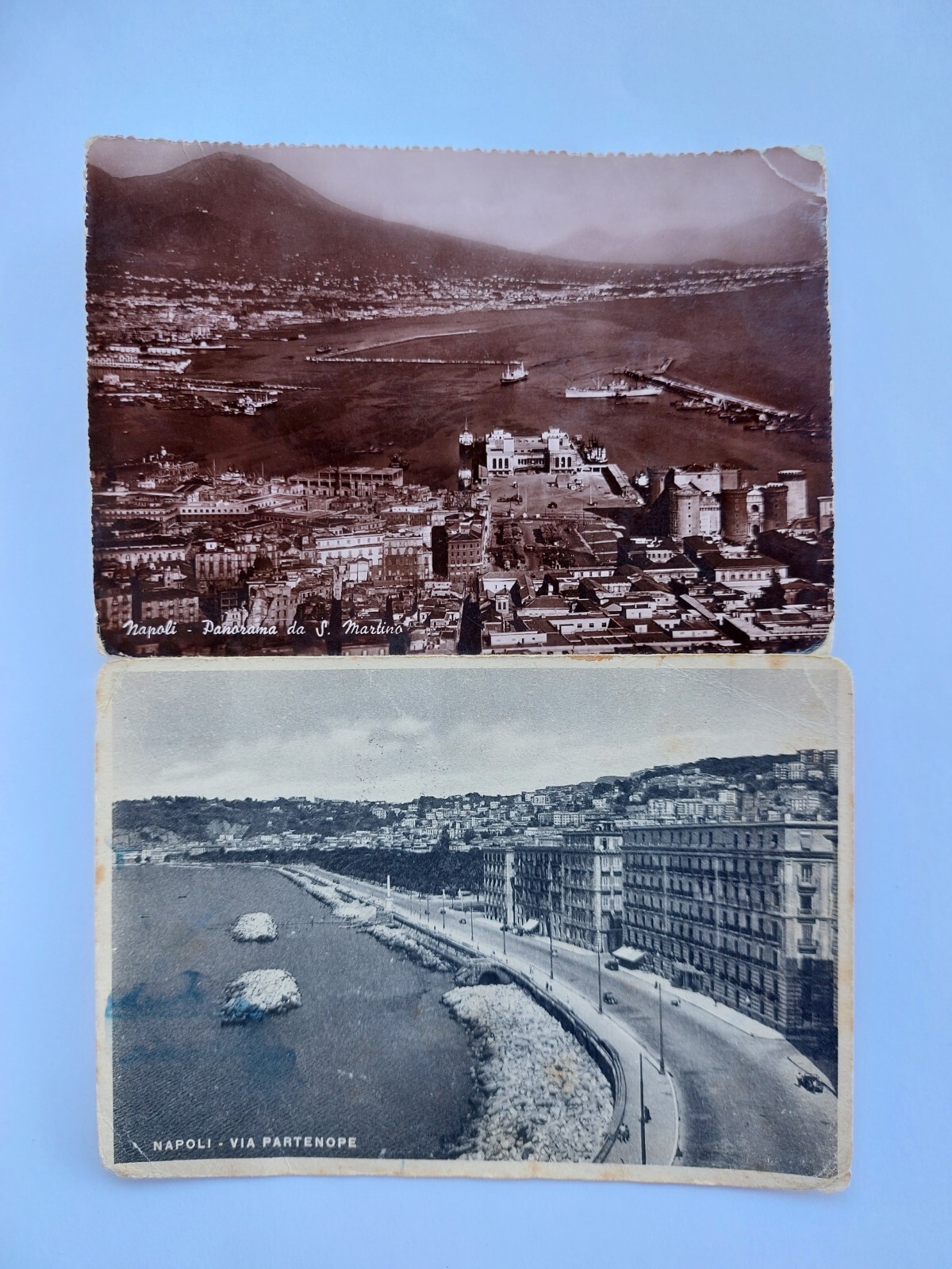 ITALY 1940s , 2 postcards, NAPOLI after WW2 | eBay