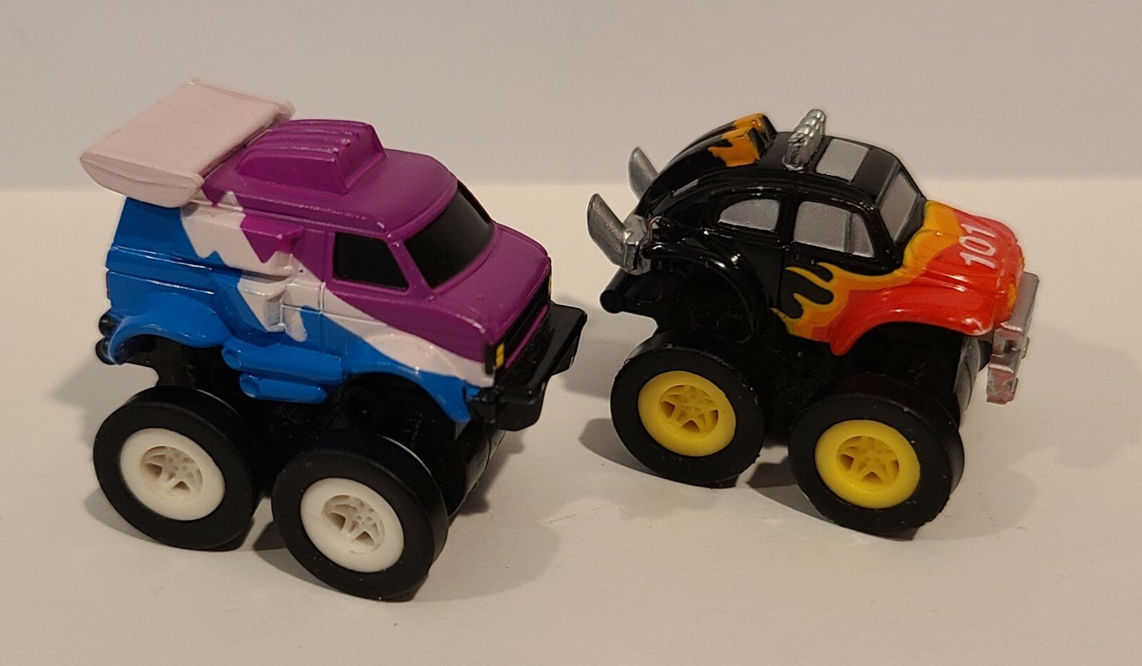 Vintage Micro Machines Stunt Maniacs BAJA BEETLE & CHEVY VAN Lot of (2 ...