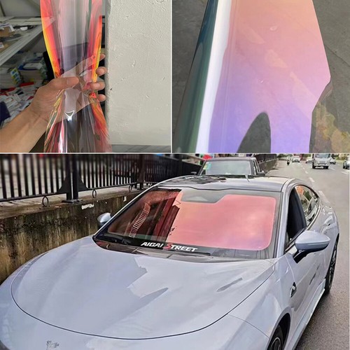 75% Vlt Chameleon Red Car Front Window Tint Film Windshield Sticker 1m ...