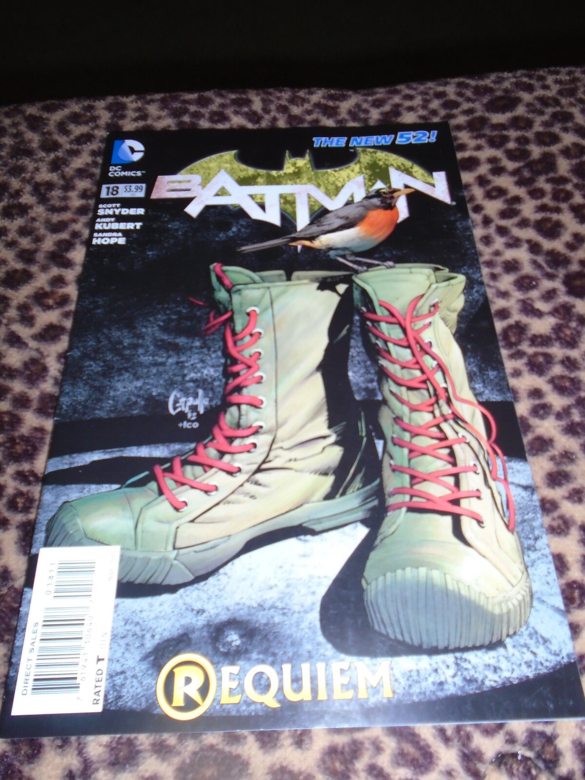 Batman # 18 New 52 Robin Requiem Scott Snyder Andy Kubert Sandra Hope ...