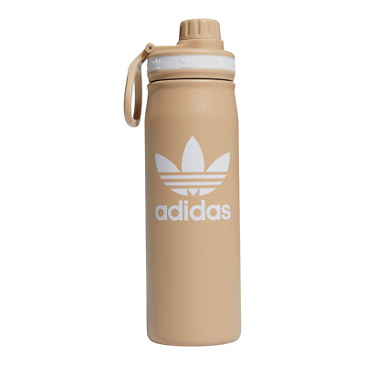Adidas original 600 ml (20 oz.) Metal Water Bottle Hot/Cold Double Wall ...