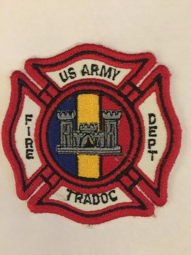 Fire Department Patch Tradoc US Army FD (old style) | eBay