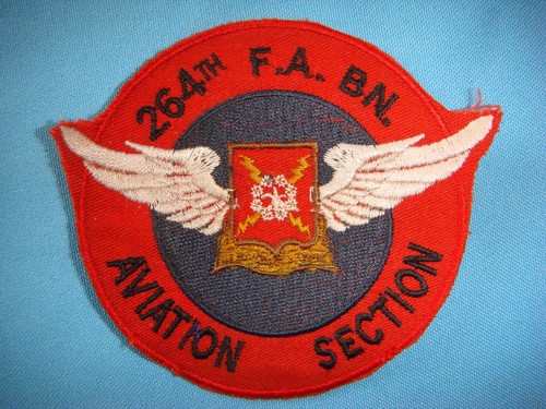 VIETNAM WAR PATCH, US 264th FIELD ARTILLERY. BATTALION - AVIATION ...