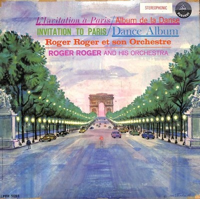 Roger Roger Invitation to Paris Dance Album Vinyl Record Everest LP ...