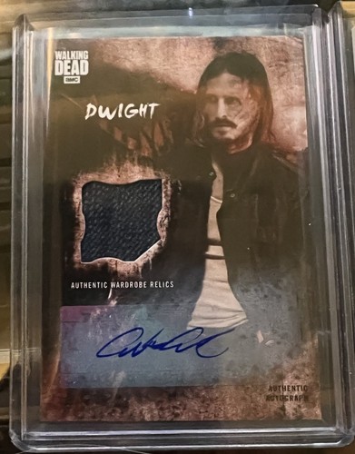WALKING DEAD ROAD TO ALEXANDRIA AUSTIN AMELIO/DWIGHT AUTOGRAPH RELIC ...