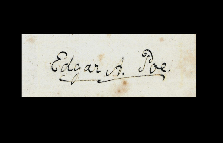 Edgar Allan Poes Signature