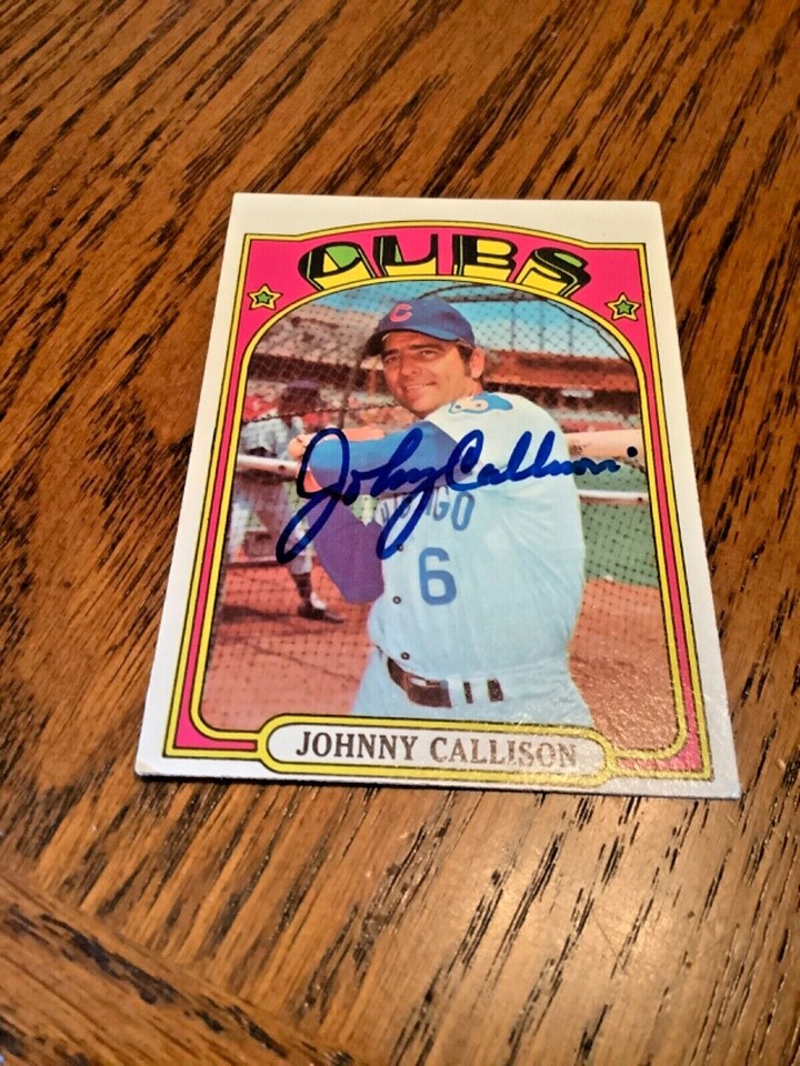 4 NM- JOHNNY CALLISON BASEBALL CARDS 2 SIGNED W/ PHILLIES ROOKIE "1964 ASG MVP" | eBay