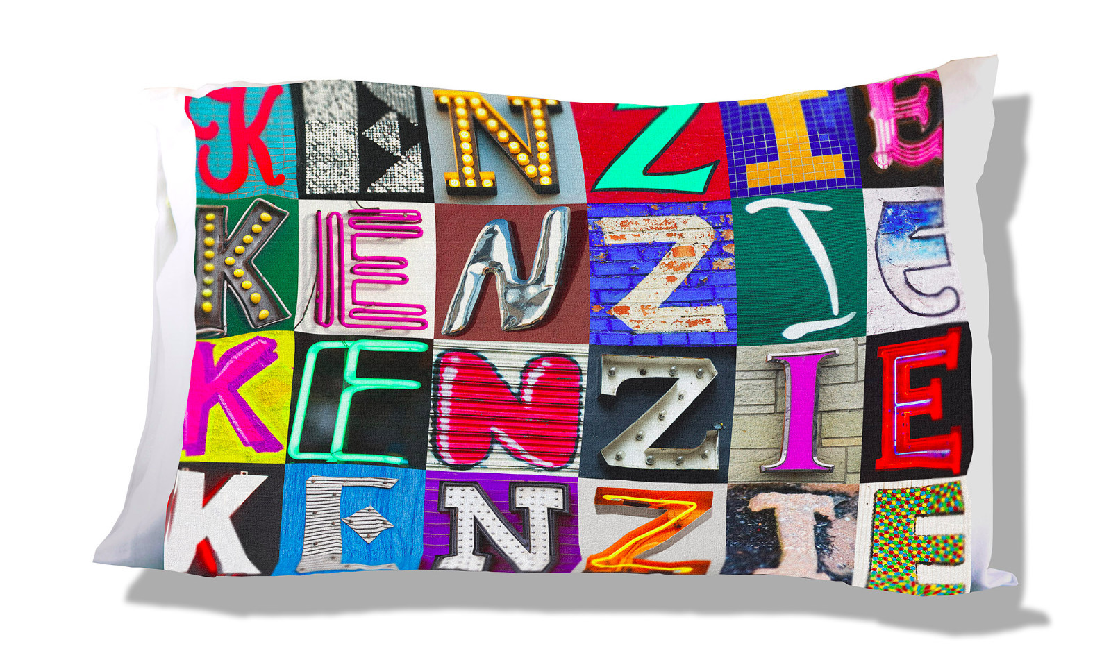 KENZIE Personalized Pillowcase featuring in photos of actual sign ...