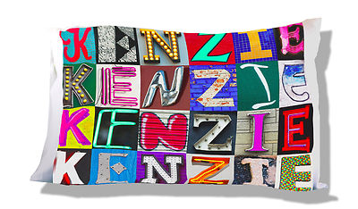 KENZIE Personalized Pillowcase featuring in photos of actual sign ...