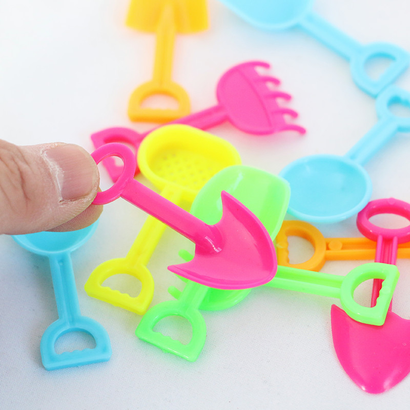 10pcs 1/12 Miniature Beach Toys Interesting Photo Prop Dollhouse Shove ...