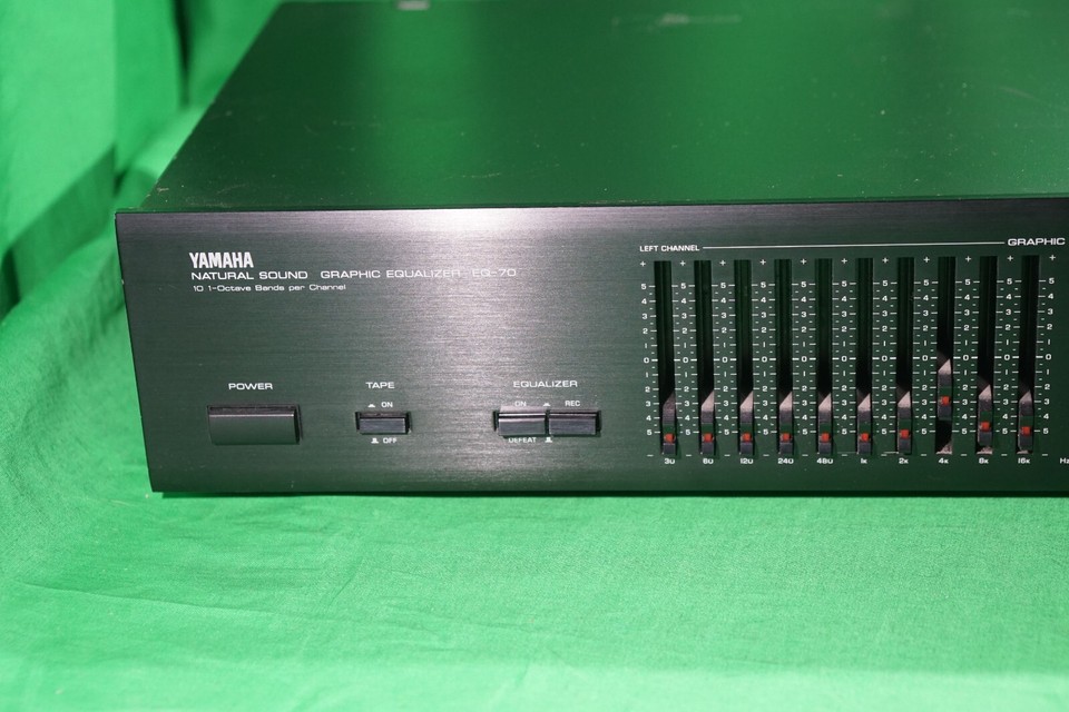 VINTAGE YAMAHA NATURAL SOUND GRAPHIC EQUALIZER EQ-70 STEREO 10 BAND | eBay