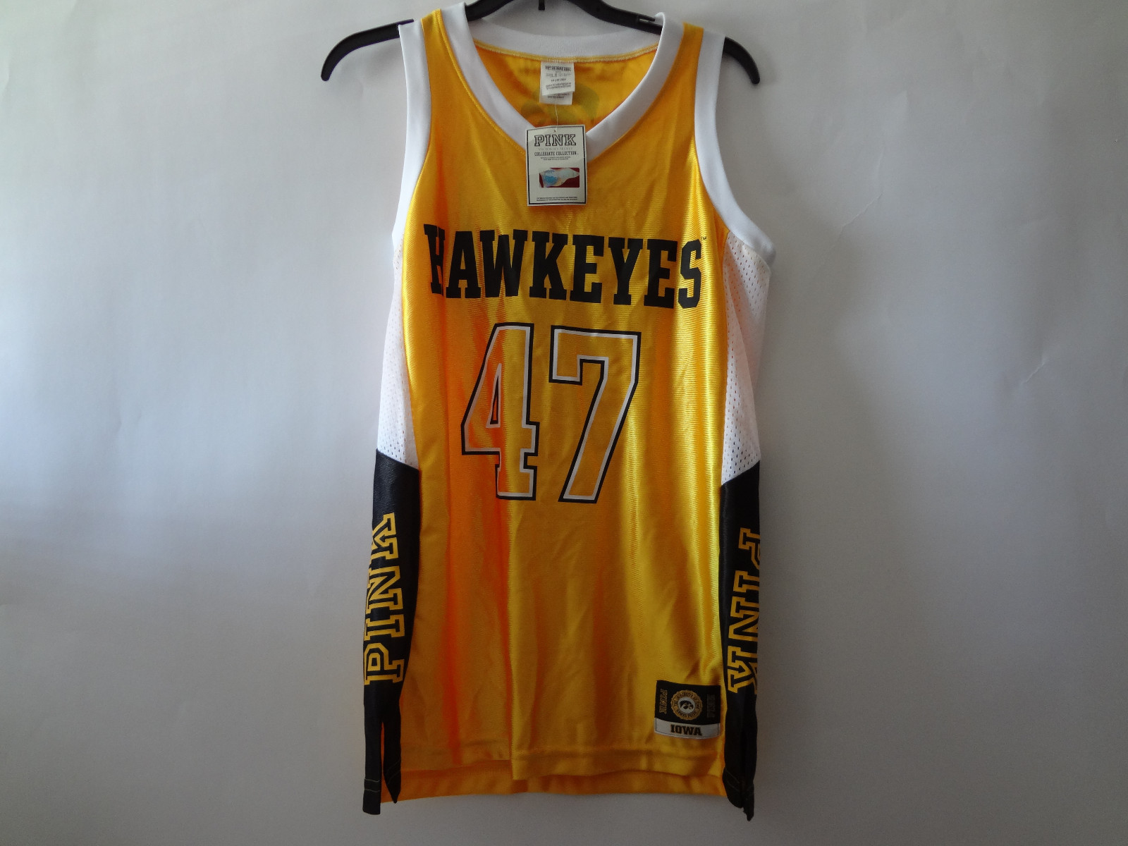 Victorias Secret PINK UNIVERSITY OF Iowa Hawkeyes OVERSIZE Jersey NWT ...