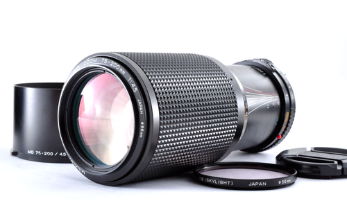 Minolta MD 75-200mm f/4.5 [Excellent+++++] MF Telephoto Zoom Lens from ...