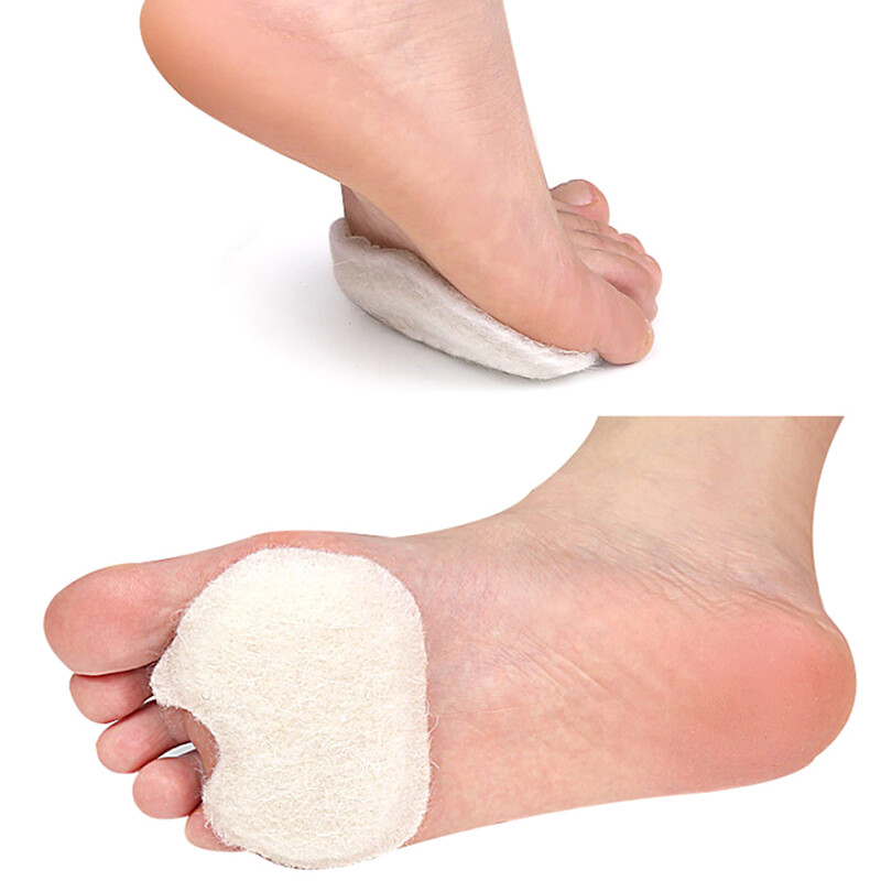 1 Pair Foot Pads for Dancer Sesamoiditis Ball of Feet Pain Felt ...