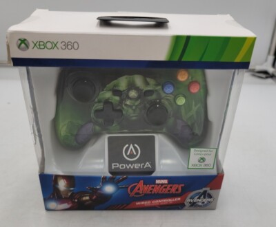 NEW DISTRESSED BOX -Power A Xbox 360 - Marvel Avengers Hulk Wired ...