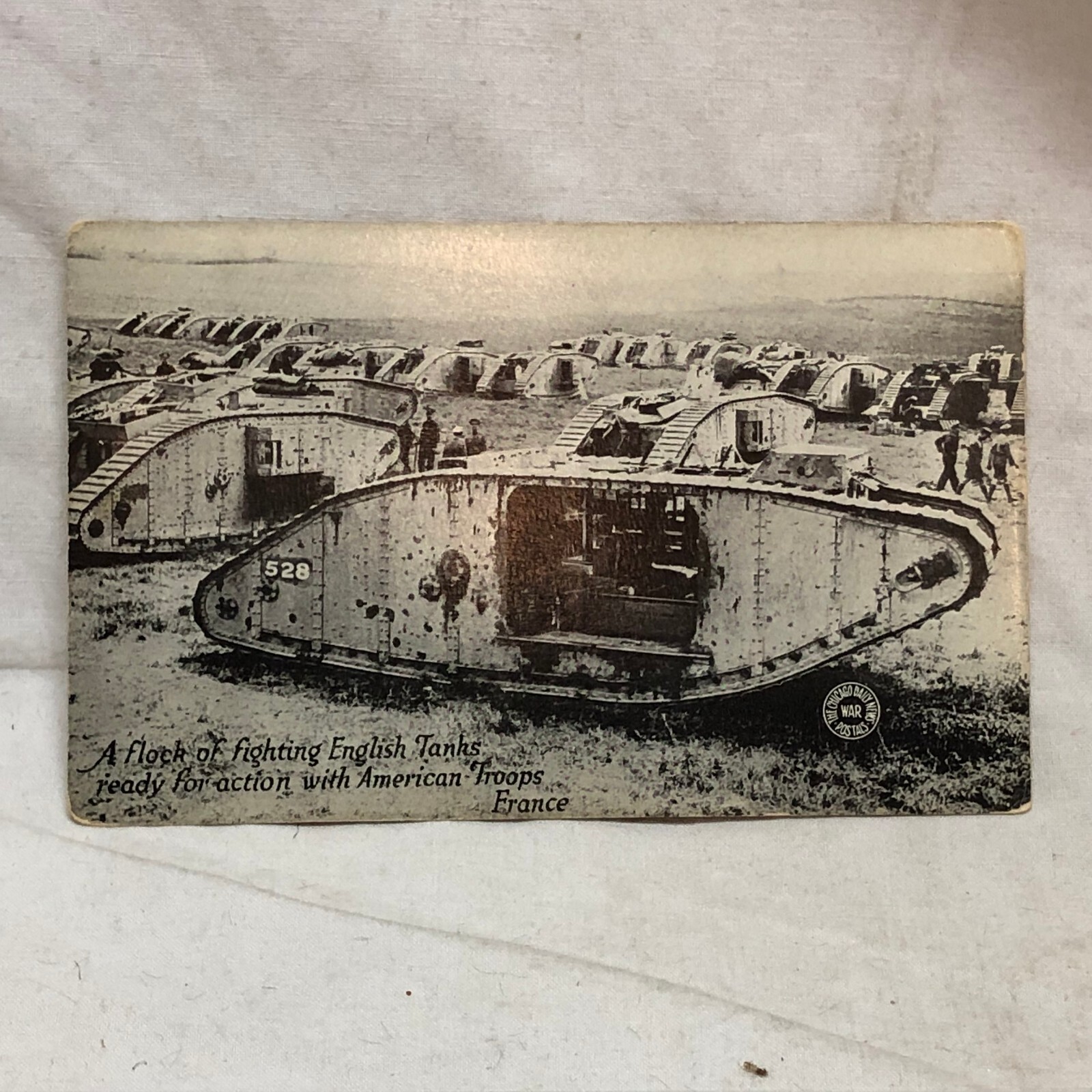 Vintage Postcard English Tanks France Not Used | eBay
