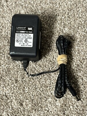 Linksys D12-1A AC Power Supply Adapter Output 12V 1000mA OEM | eBay