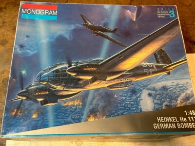 Monogram He111H-4/5...MINT...1/48...Kit 5509 | eBay