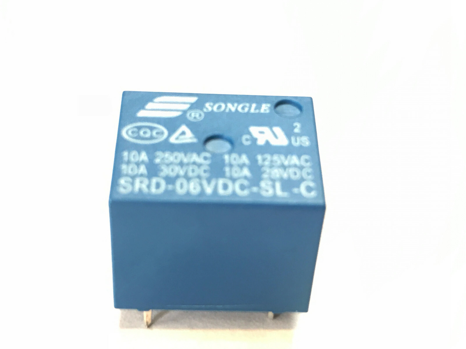 Mini Power Relays 3V 5V 6V 9V 12V 24V 48V DC Coils - 10A SPCO/SPDT ...