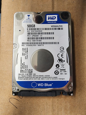 Western Digital WD5000LPVX-16V0TT3 500GB 2.5" SATA HDD | eBay