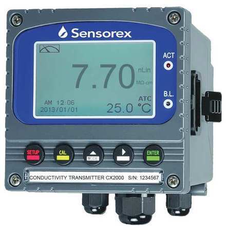 SENSOREX CX2000 Conductivity Transmitter,0 to 130 Deg | eBay