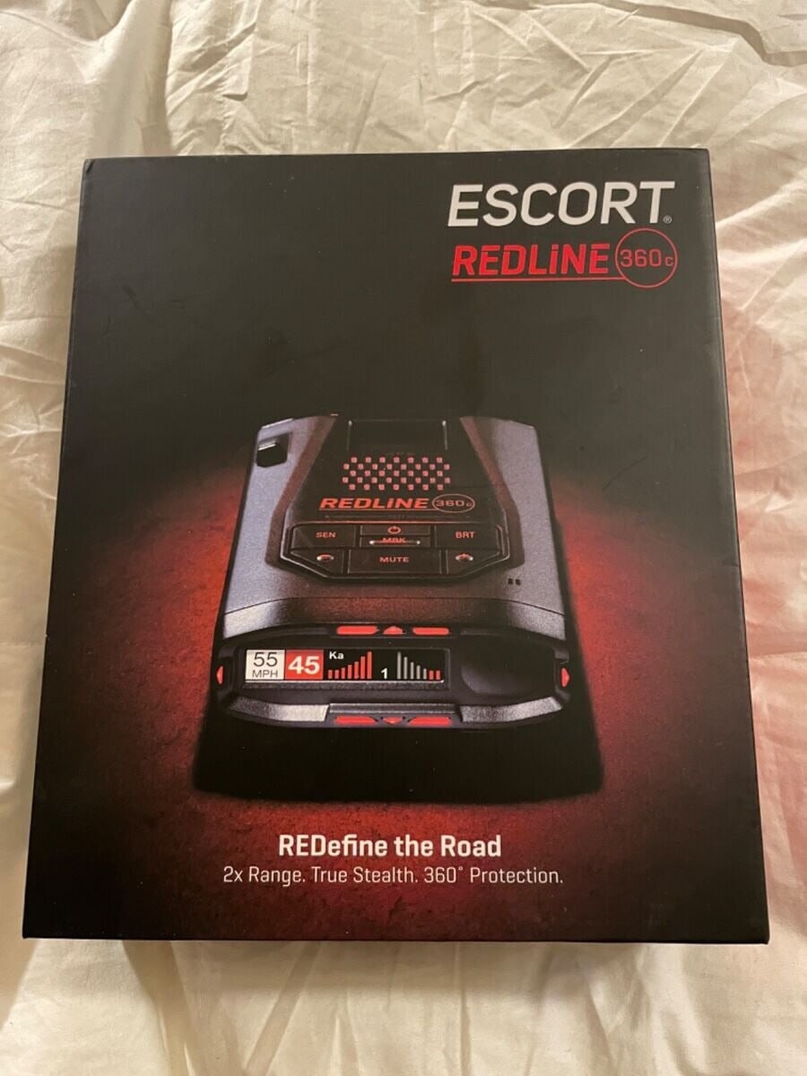Escort Redline 360c Radar Speed Detector System GPS Laser Extreme Range ...