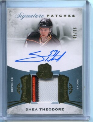 2015-16 The Cup Shea Theodore Auto Signature Patches RC /99 | eBay