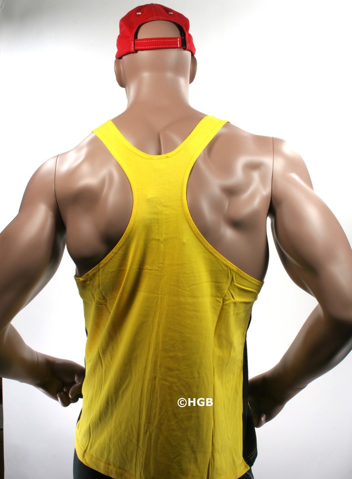 NEW Mens Workout NPC Bodybuilding Wear Fat Strap Tank Top Gym Clothing ...