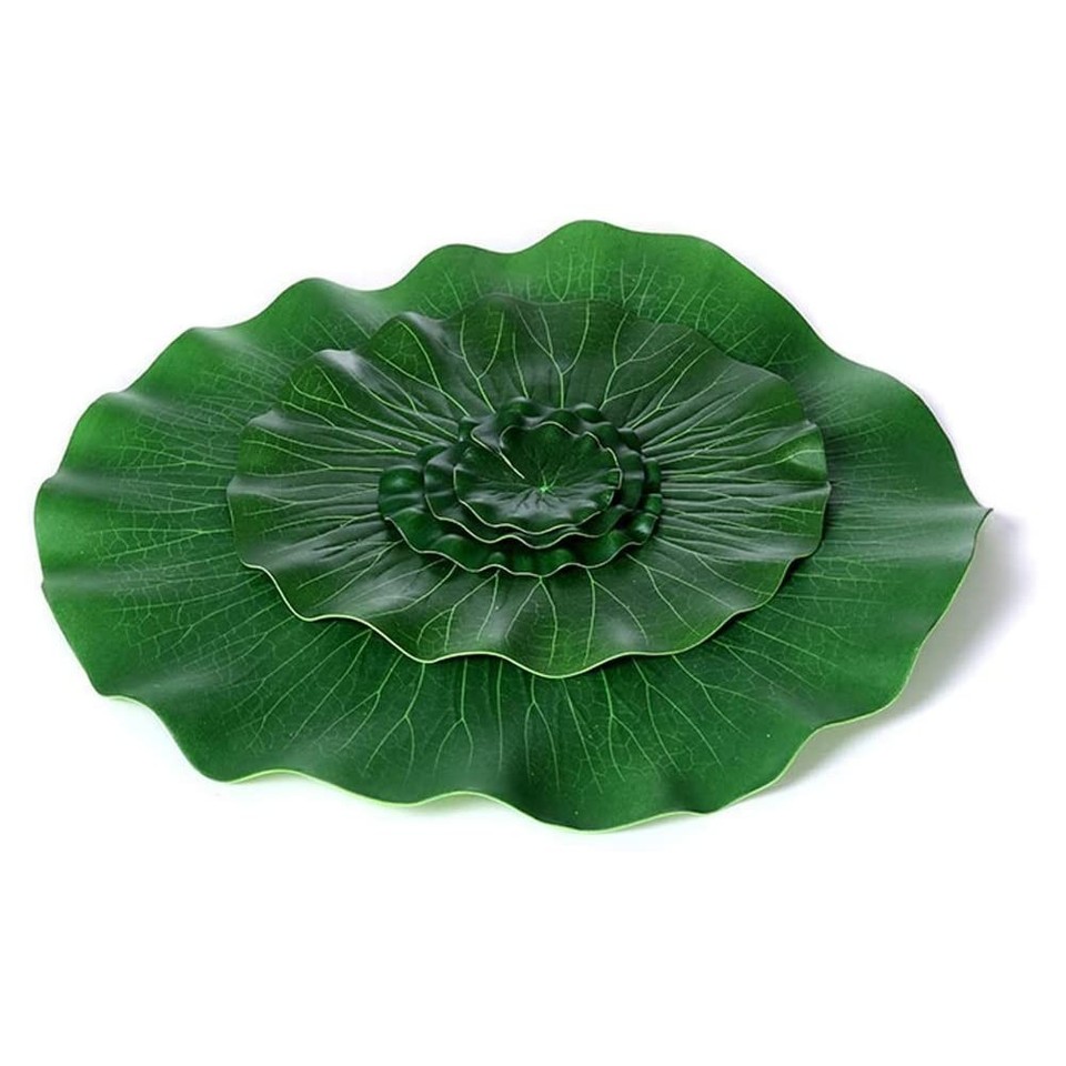 Artificial Lily Pads 15 Pack Floating Lotus Pods for Pool Aquarium ...