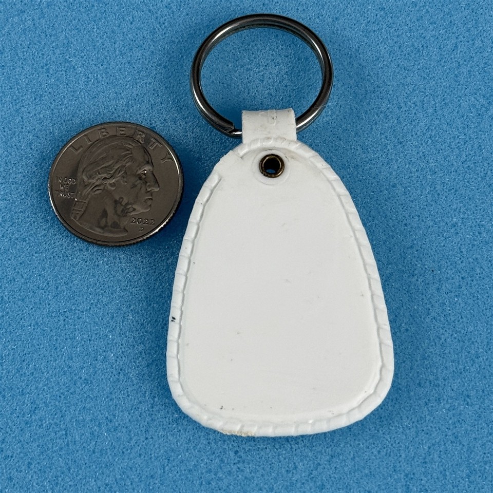 Vintage Bob Ross The Joy Of Painting White Fob Keychain Key Ring #59591 ...