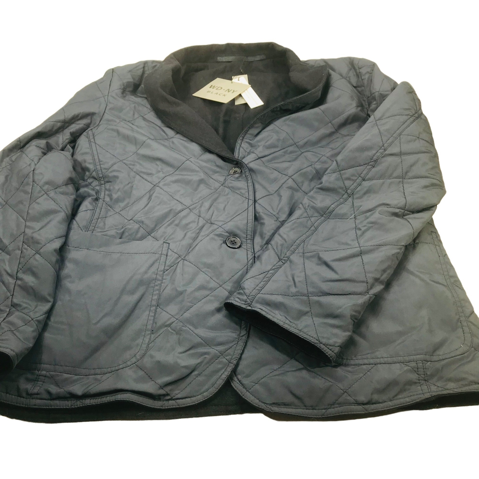 WD NY Black Women's Size Large Slim Reversible Fit Jacket New With Tags ...
