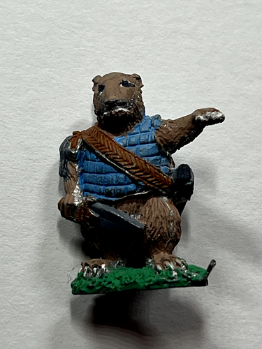 TSR RPG Gamma World Denizens Figure Badger Chief Vintage Pre-owned | eBay