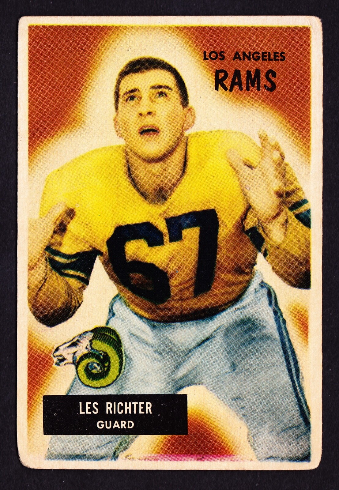 1955 BOWMAN #82 LES RICHTER RAMS | eBay