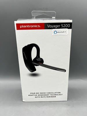 Plantronics Voyager 5200 Wireless - Bluetooth Headset NEW Opened Box ...