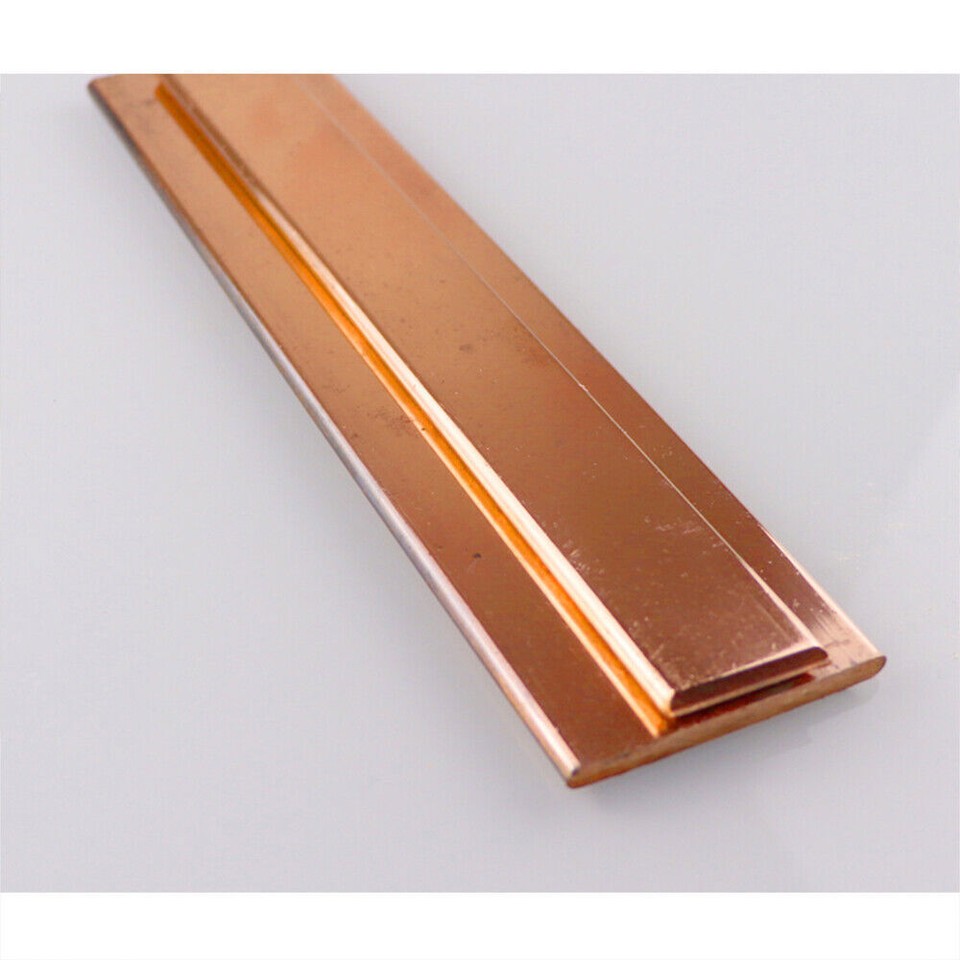 1pcs 99.9% Copper Cu Metal Flat Bar Copper Strip Copper Plate Thick 1.5 ...