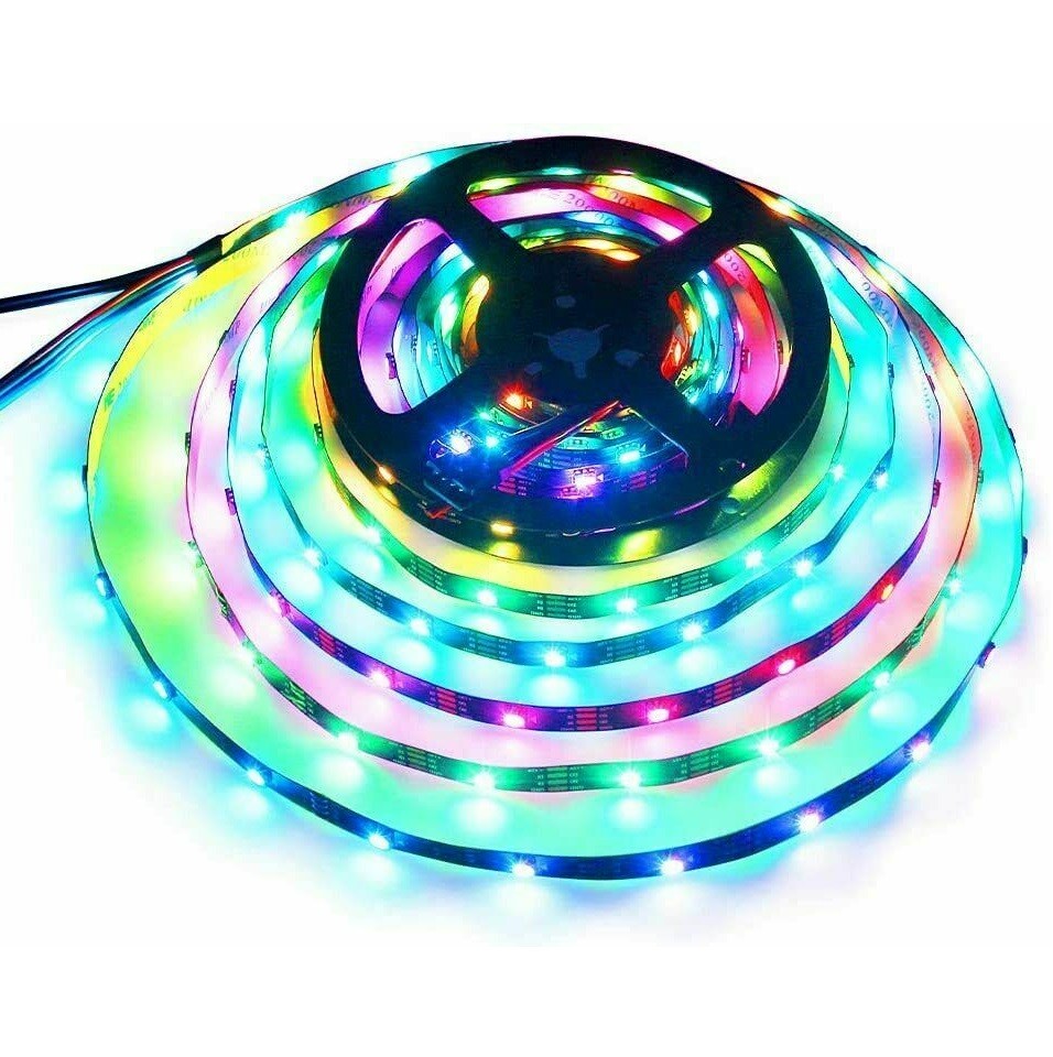 3 Pin IP65 5050 WS2811 RGB LED Strip Light Dream Color 12V 5M 150 LED ...