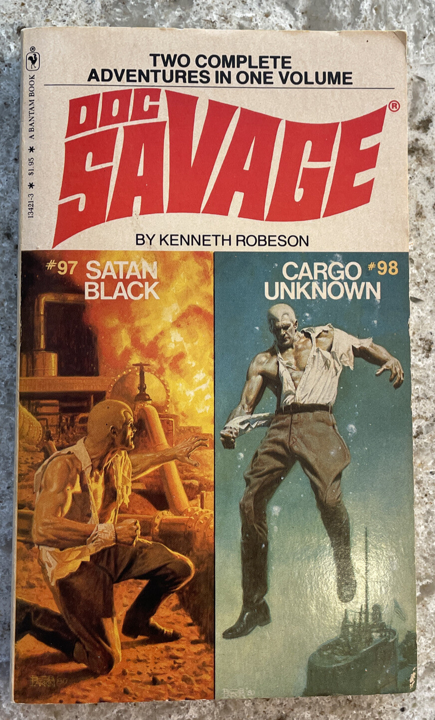 Doc Savage #97 Satan Black #98 Cargo Unknown Kenneth Robeson 1980 PB | eBay