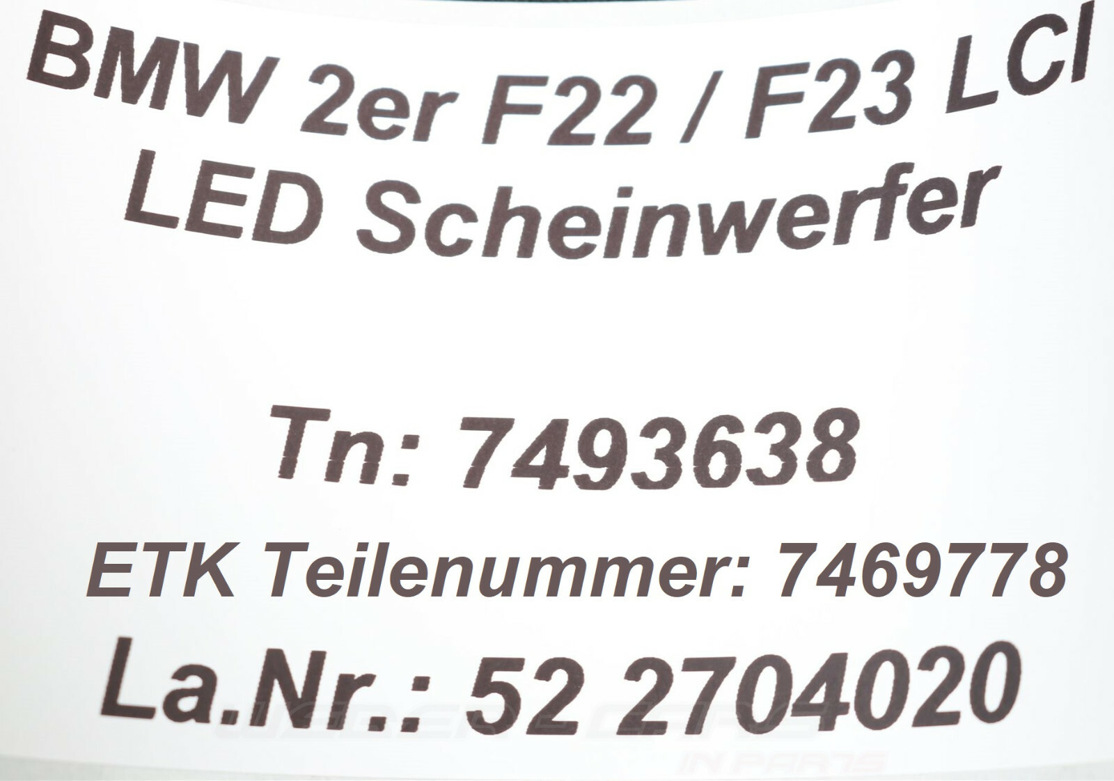63117469778 NEU BMW 2er serie F87 M2 LCI Competition LED Scheinwerfer ...