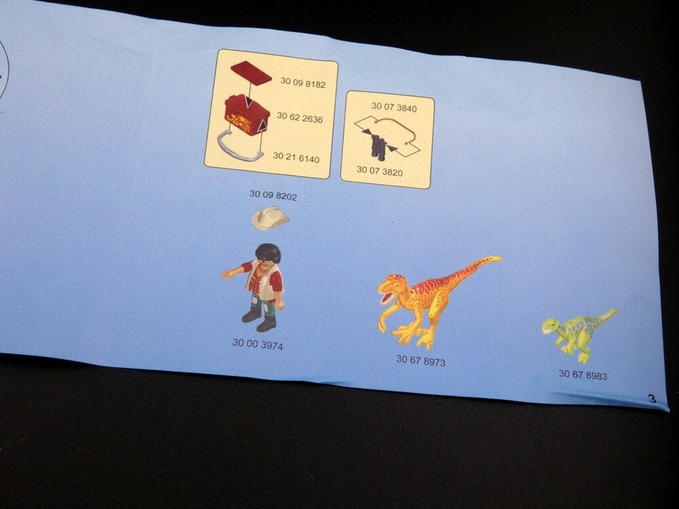 2018 Playmobil Geobra Dino Explorer with Carry Case Dinosaur Playset ...